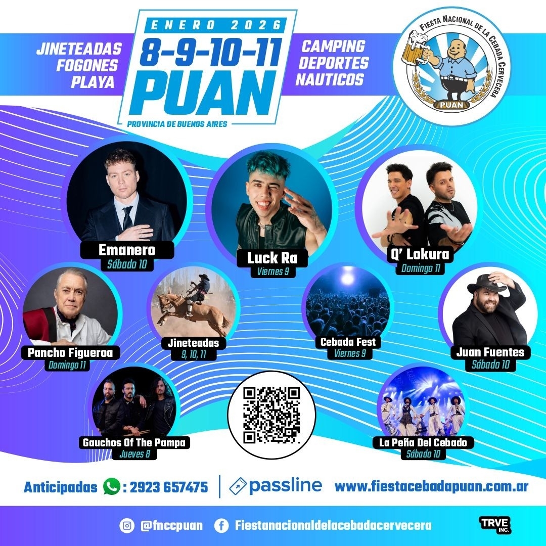 Todo listo para una nueva edición de la Fiesta Nacional de la Cebada ...