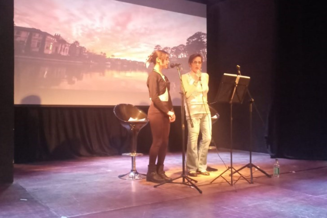 Pamela Halter brindó un show musical en Casa del Bicentenario