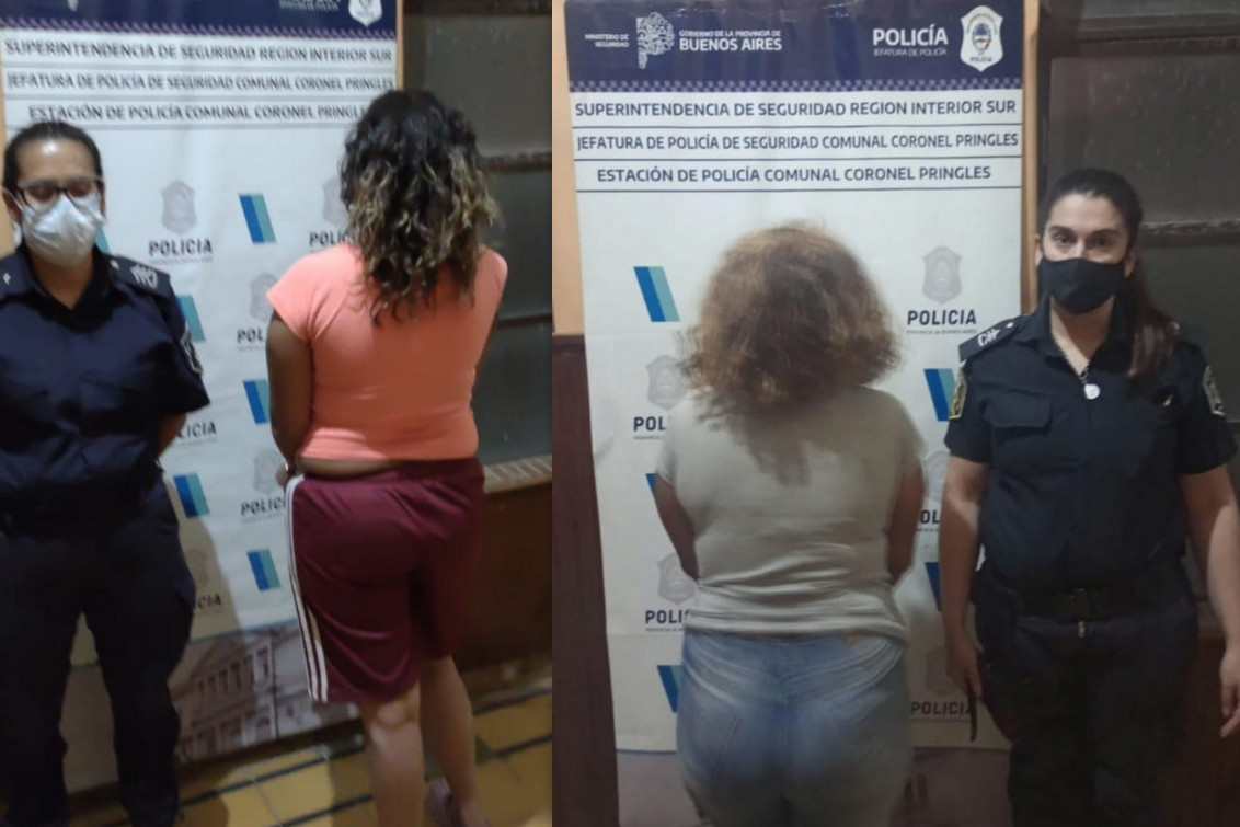 Aprehenden a dos mujeres por pelear en la vía pública